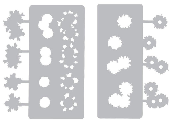 Bullethole Entry & Exit Stencil Set – Airbrush Supply Network